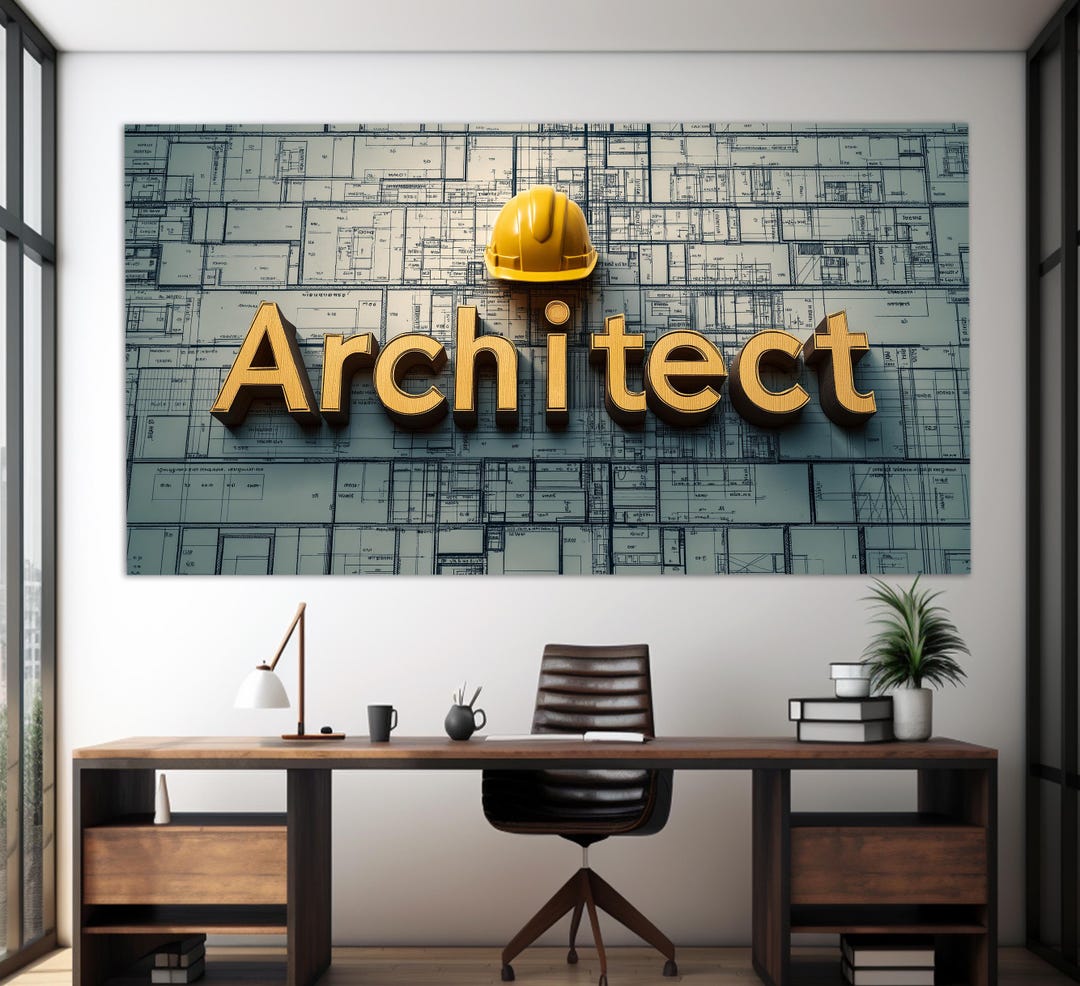 Architect Canvas Print, Architect Wall Art, Architect Poster, Architect ...