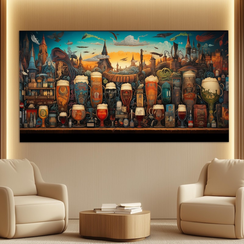 Beer Wall Art - Etsy