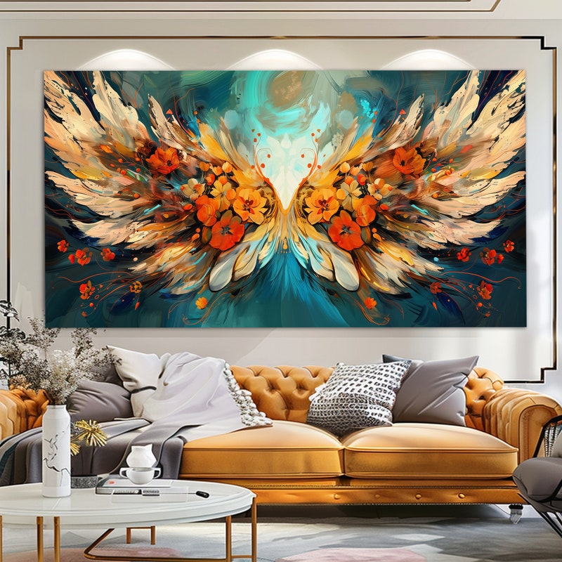 Abstract Angel Art - Etsy