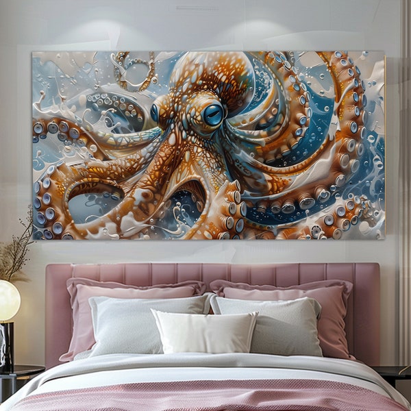 Abstract Octopus - Etsy
