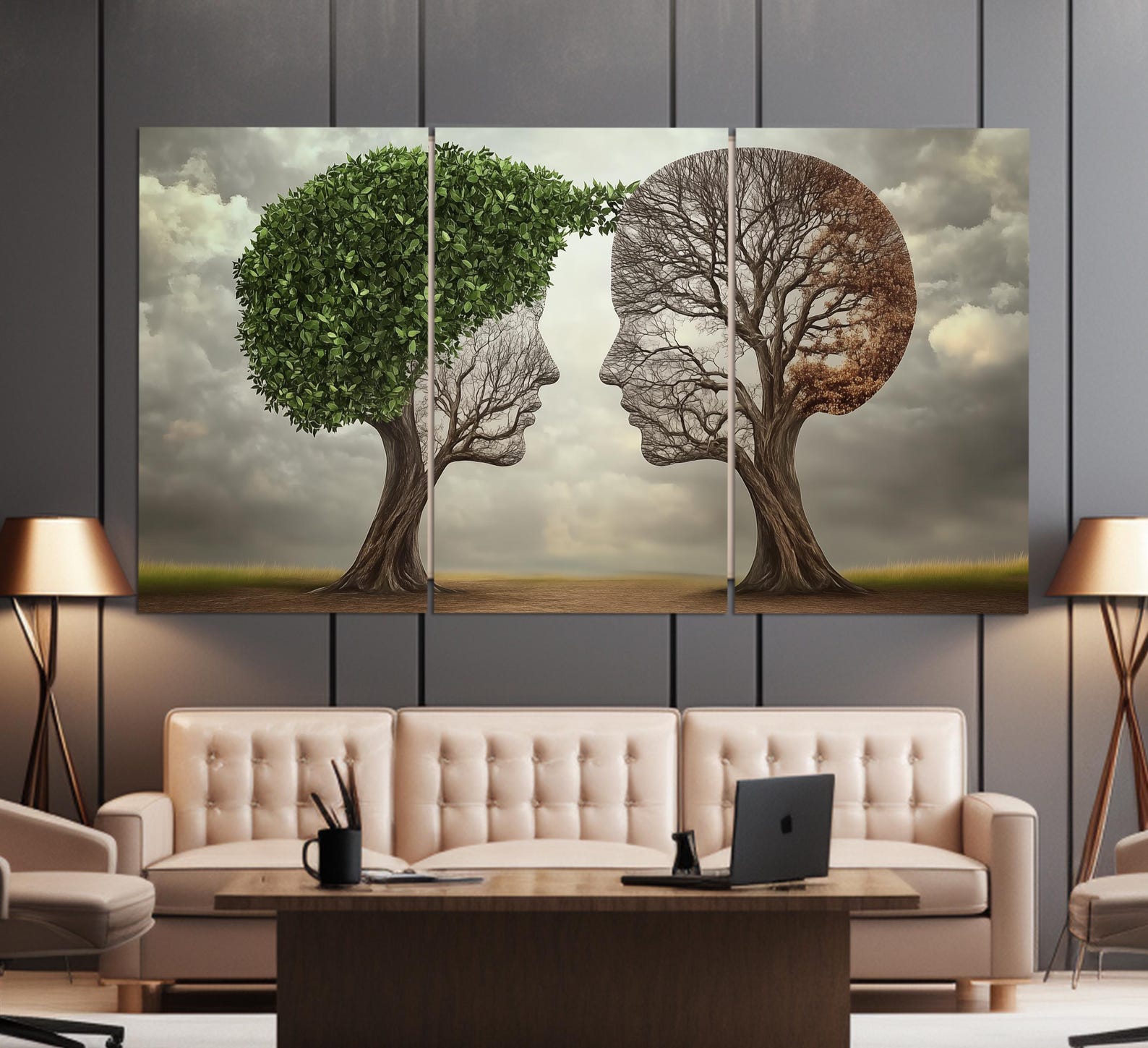 Abstract Psychology Wall Art, Psychology Canvas Print, Psychologist ...