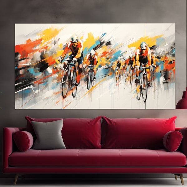Abstract Bicycle Art - Etsy