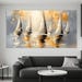 Abstract School Bus Canvas Print in an Oil Painting Style, School Bus ...
