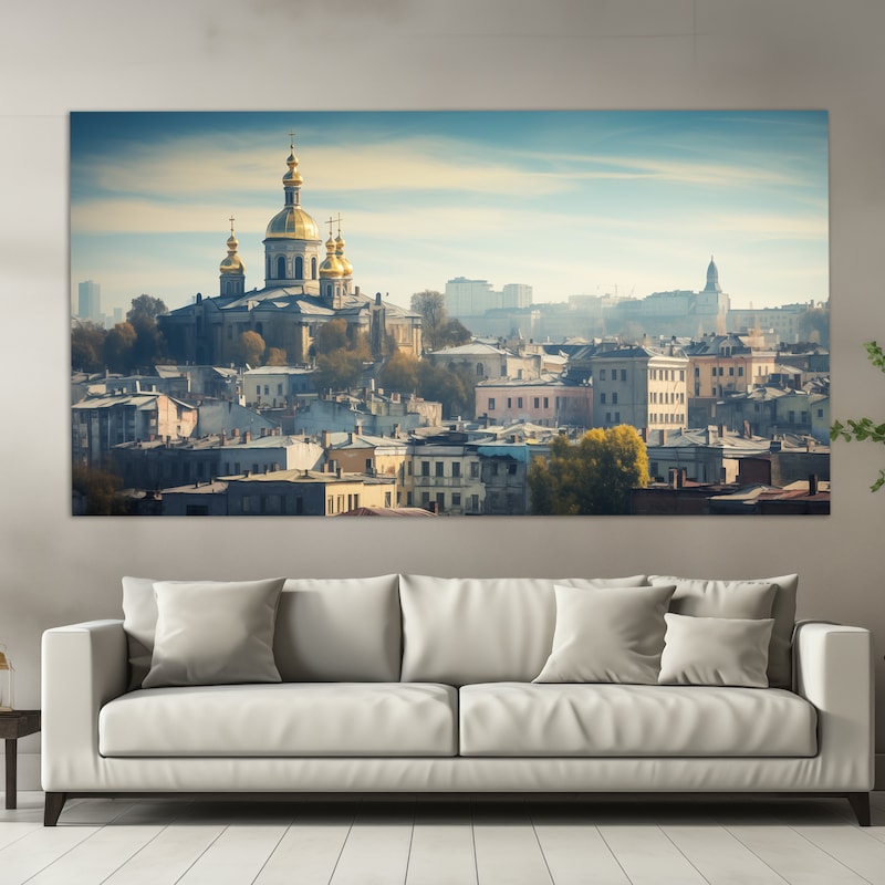 Kyiv Canvas Painting - Etsy