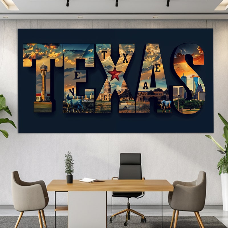 Texas Wall Art - Etsy