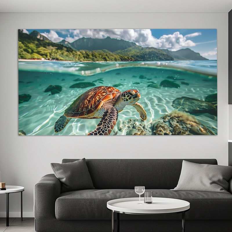 Turtle Wall Art - Etsy