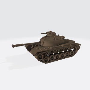 M48 Patton Tank Model Kit – 3D Printed, Unpainted Miniature - Etsy