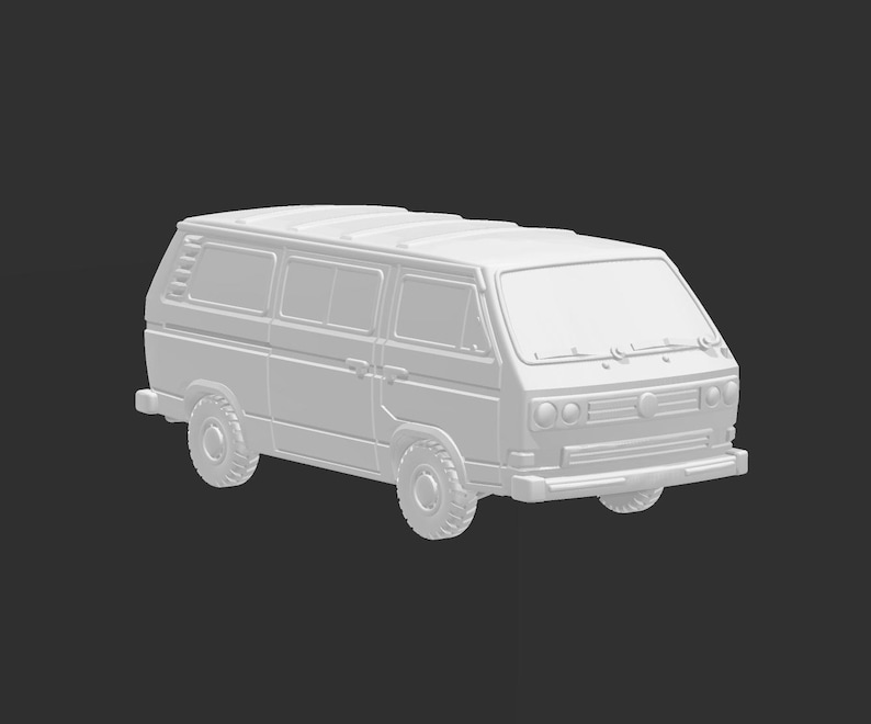 VW Vanagon T3 [GE] – Postwar – 3D Printed Model Kit - Etsy