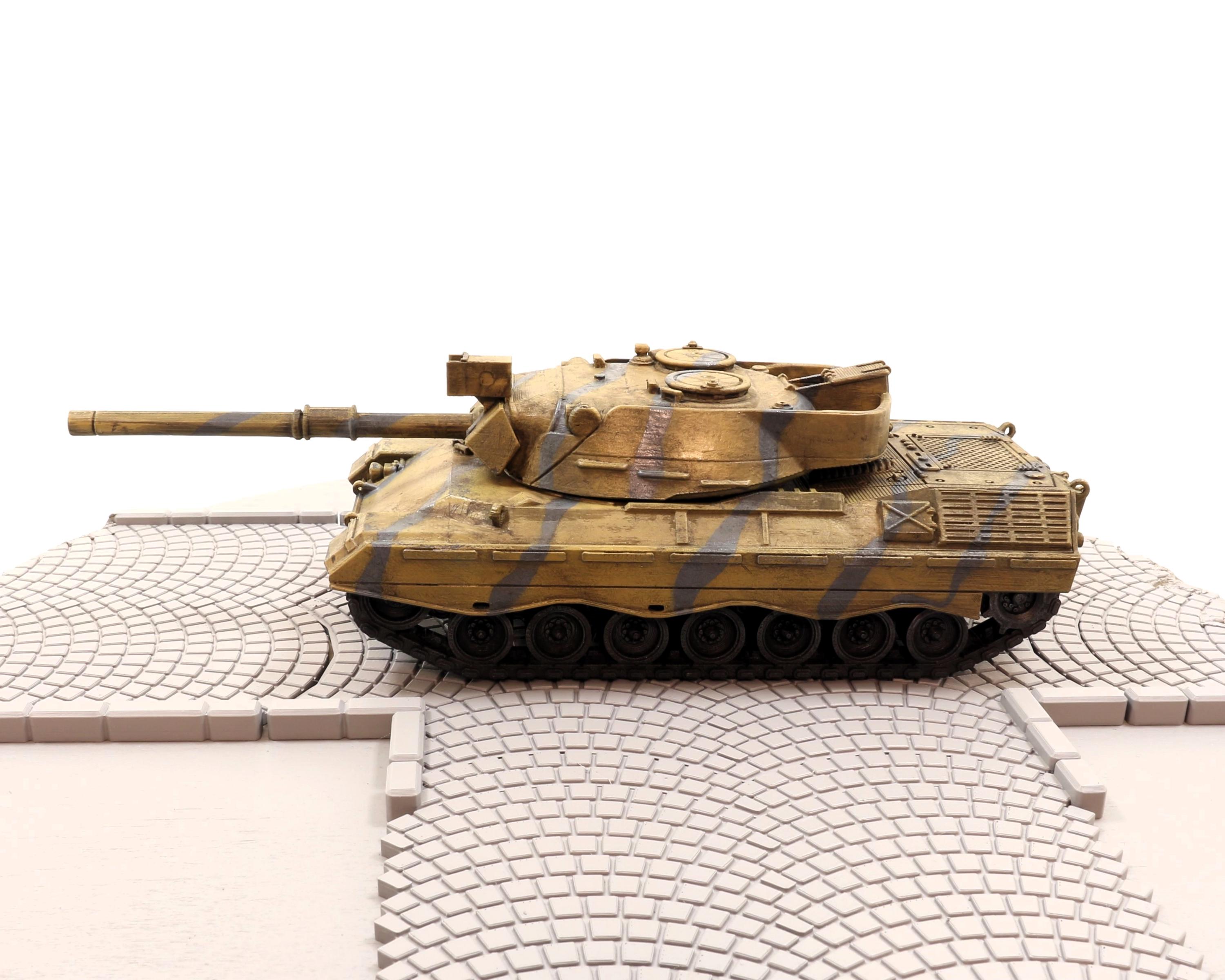 Leopard 1A5 Tank Model - 1/35 Scale, 3D Printed, and Painted - Etsy