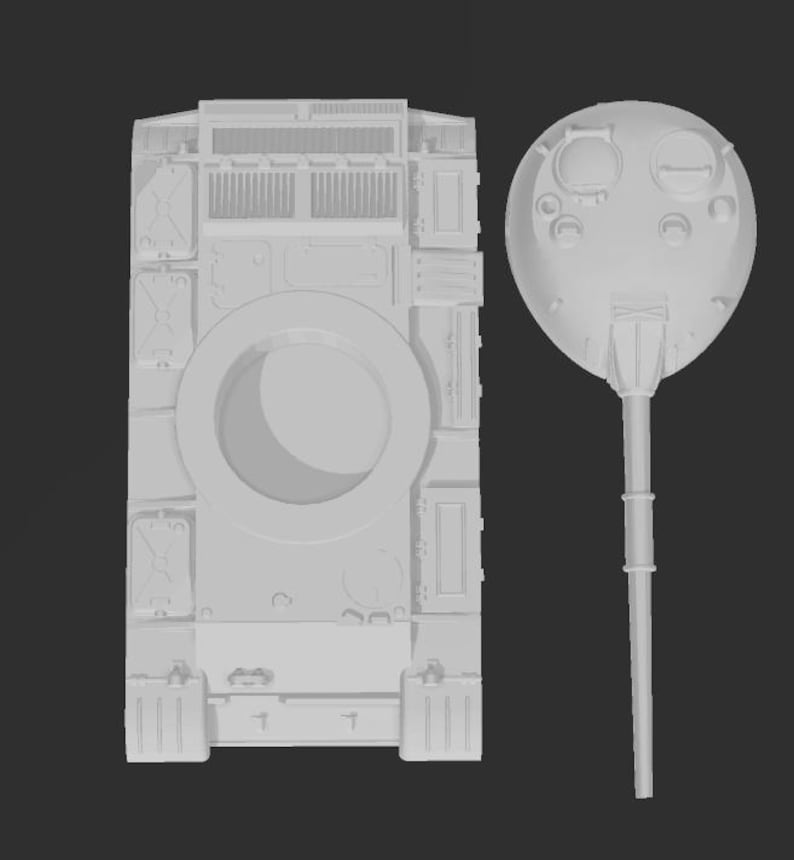 Type 59 Chinese Main Battle Tank Cold War – 3D Printed Model Kit ...