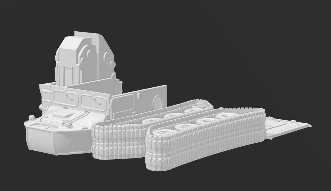 M76 Otter – 3D Printed U.S. Army Amphibious Reconnaissance Vehicle ...