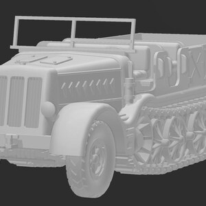 Sd.kfz. 9 Famo German Heavy Half-track Model Kit – 3D Printed ...