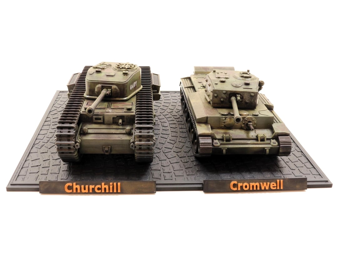 Cromwell and Churchill Tank Model Combo - 1/35 Scale, 3D Printed, and ...