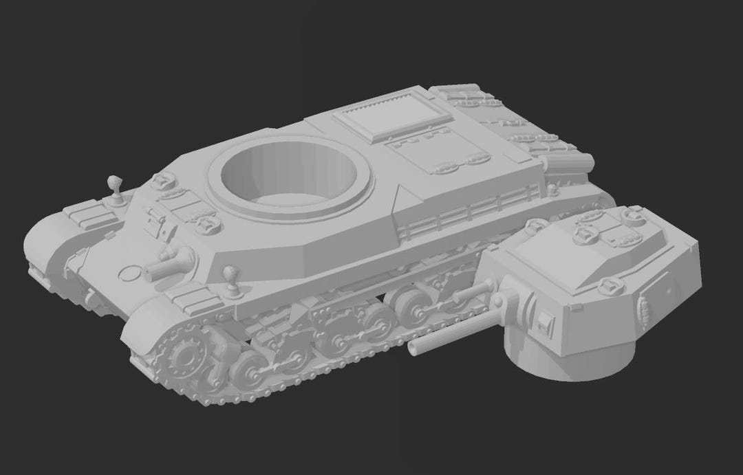 40M Turán I – 3D Printed Hungarian WWII Medium Tank – Scale Range 1/144 ...