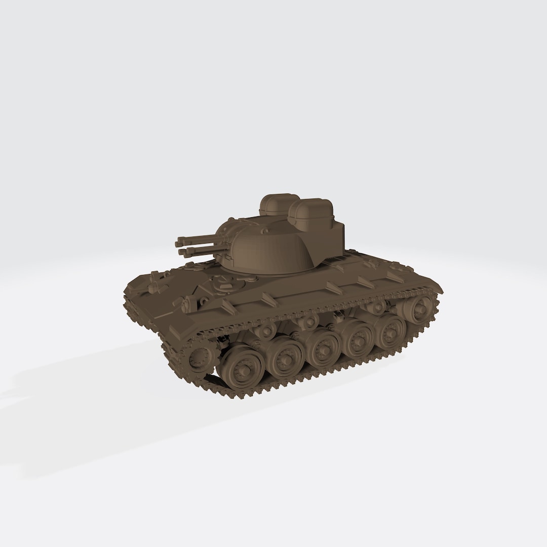 T77 Chaffee MGMC [US] – WWII – 3D Printed Model Kit - Etsy