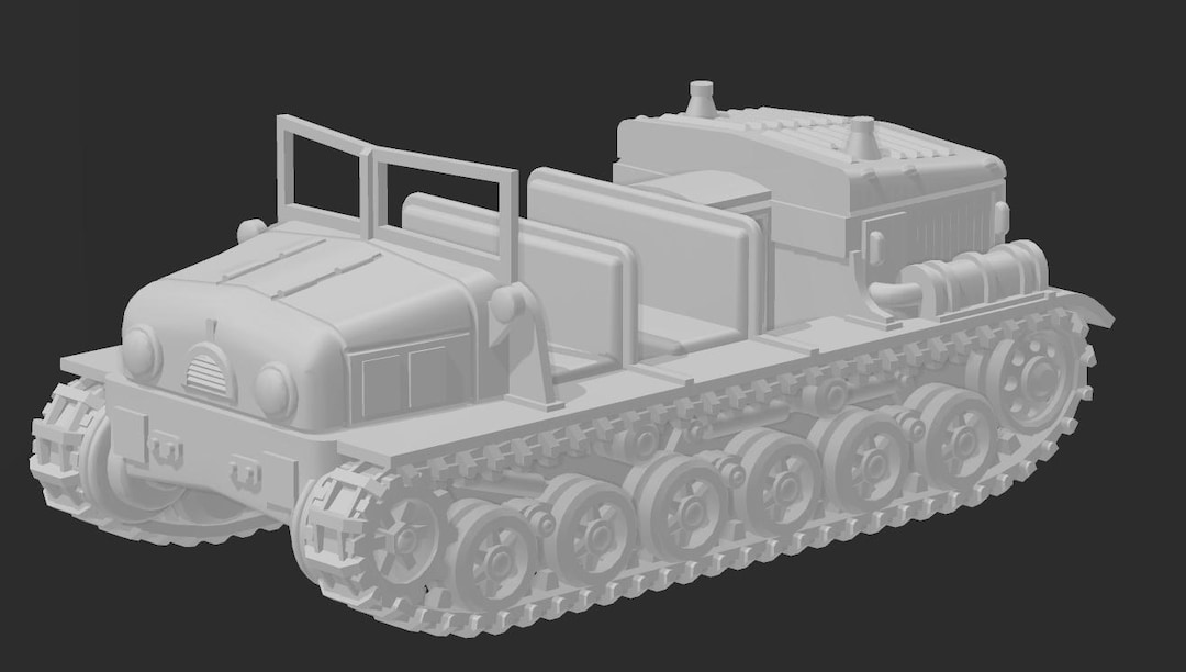 Type 98 Ro-ke – 3D Printed Japanese WWII Artillery Tractor – Scale ...