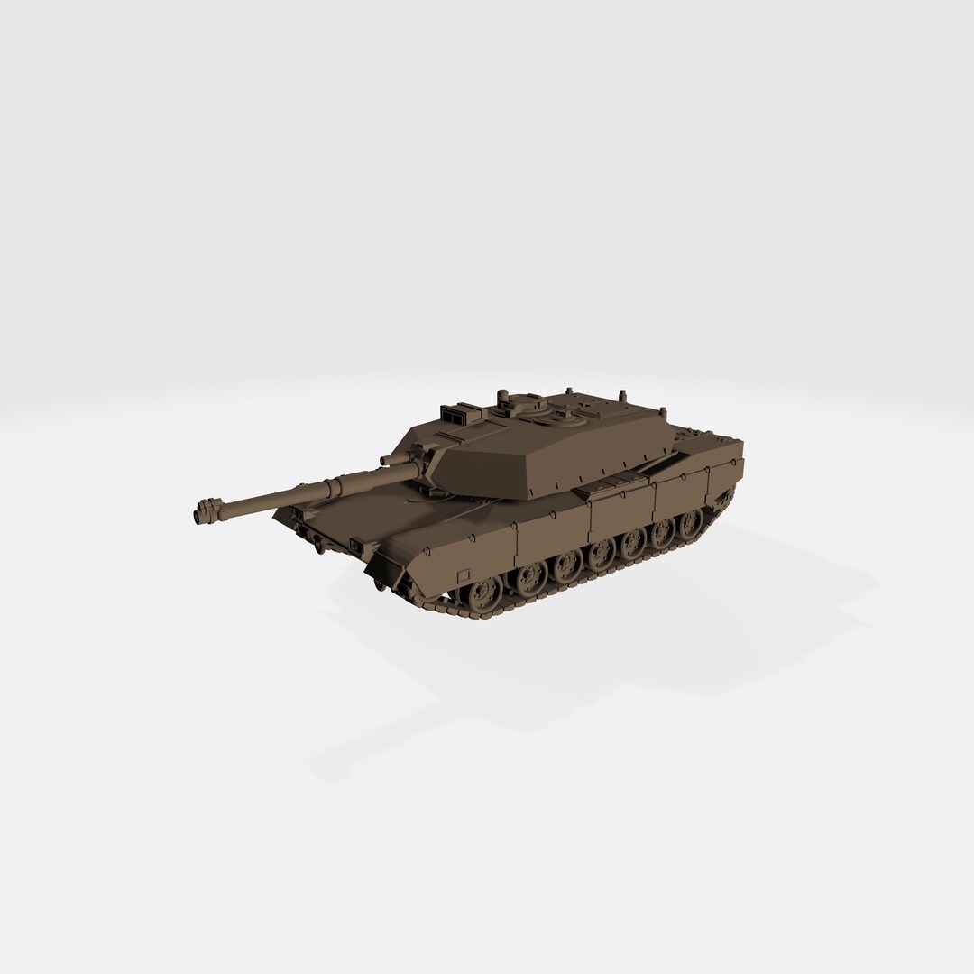 M1 Abrams (early) [US] – Cold War – 3D Printed Model Kit - Etsy