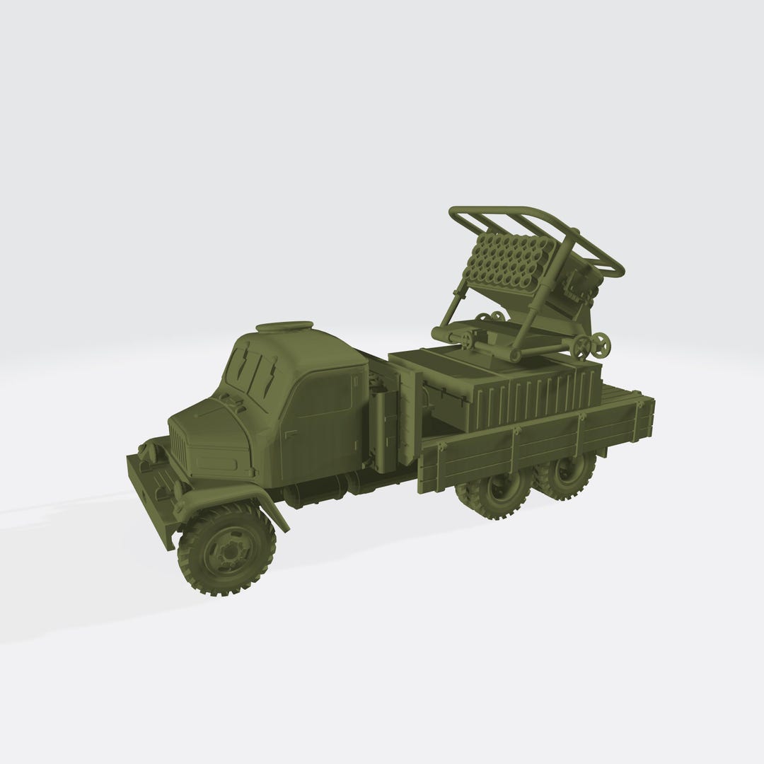 Praga V3S Rocket Launcher [CZ] – Cold War – 3D Printed Model Kit - Etsy