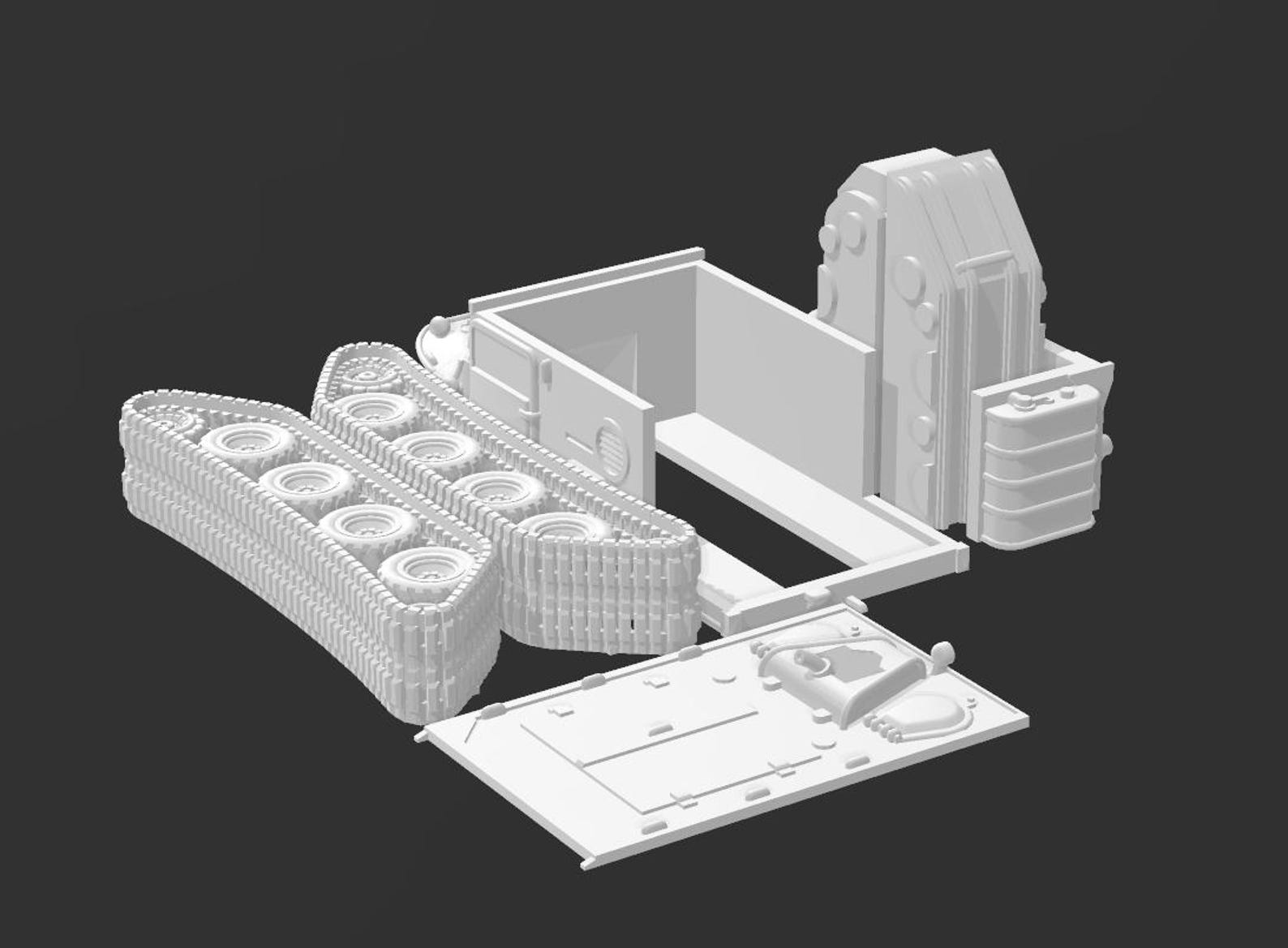 M76 Otter – 3D Printed U.S. Army Amphibious Reconnaissance Vehicle ...