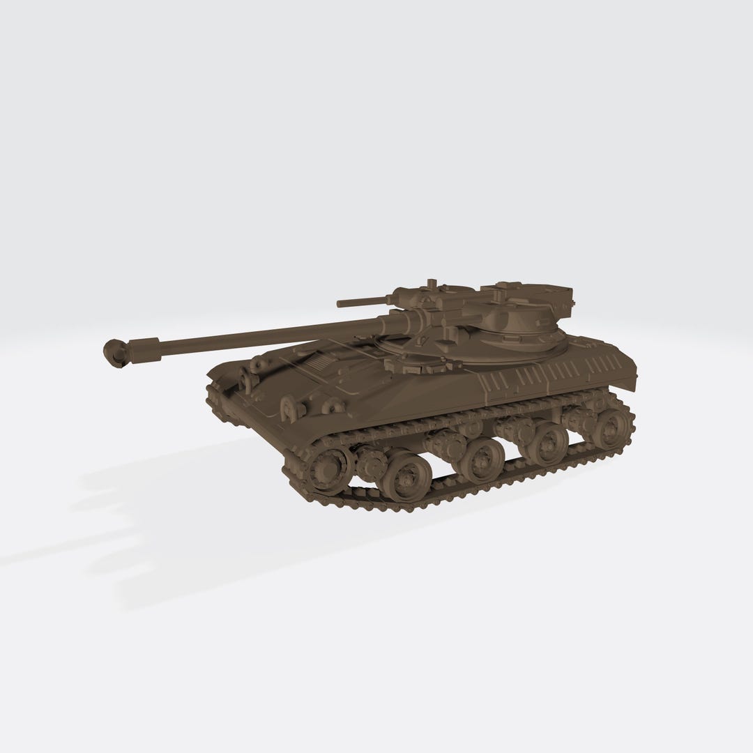 T92 Light Tank 3D Printed Model Kit – WWII American Prototype ...
