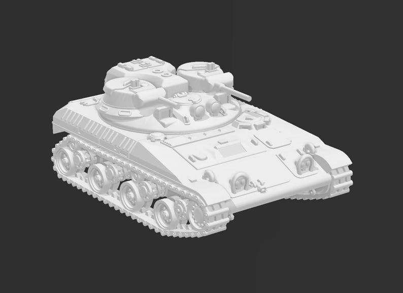 T92 [US] – WWII – 3D Printed Model Kit - Etsy UK