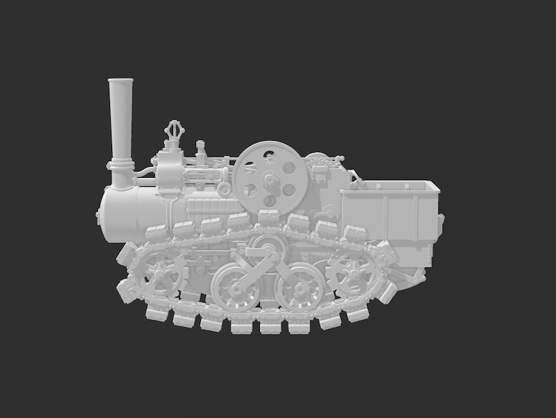 Hornsby Chain Tractor [UK] – WWI – 3D Printed Model Kit - Etsy