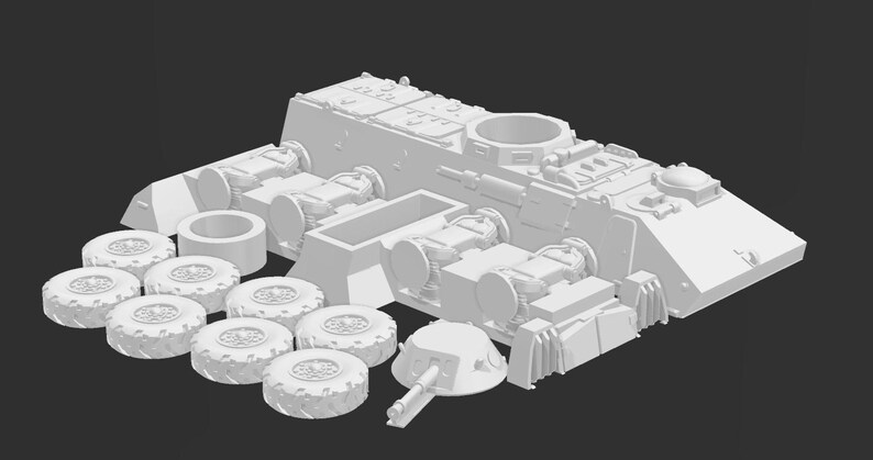 OT-64 SKOT – 3D Printed Cold War APC – Scale Range 1/144 to 1/35 – Pla ...