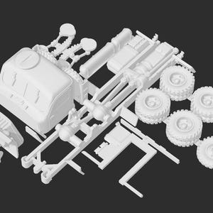 Raketomet VZ51 on Praga V3S Rocket Launcher Truck Cold War – 3D Printed ...