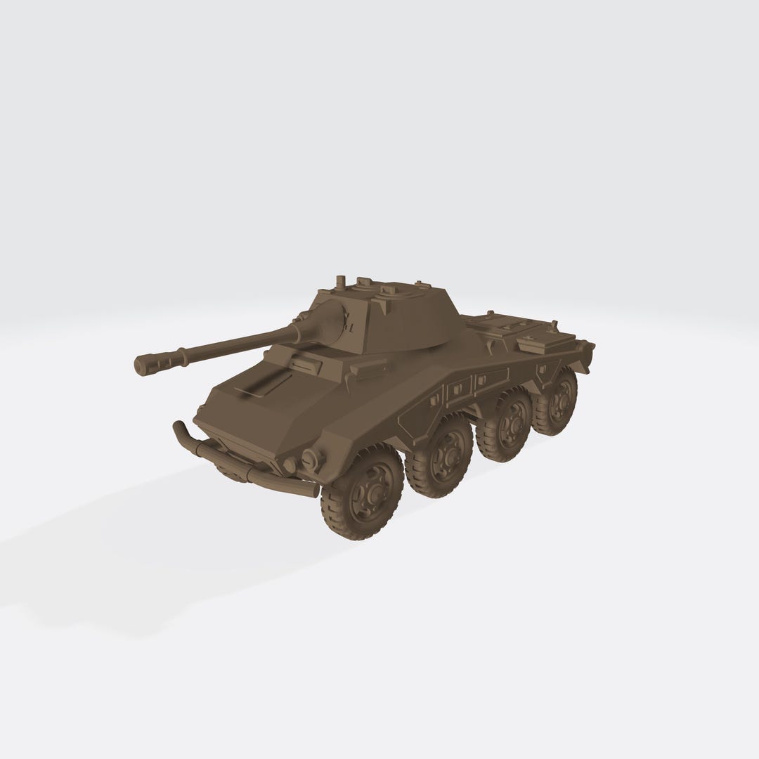 Puma Sd.kfz. 234/2 German Armoured Car WWII – 3D Printed Model Kit ...
