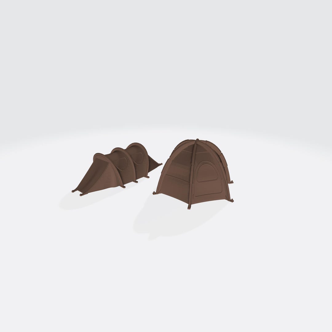 Field Tents – Late Cold War – 3D Printed Diorama Kit - Etsy