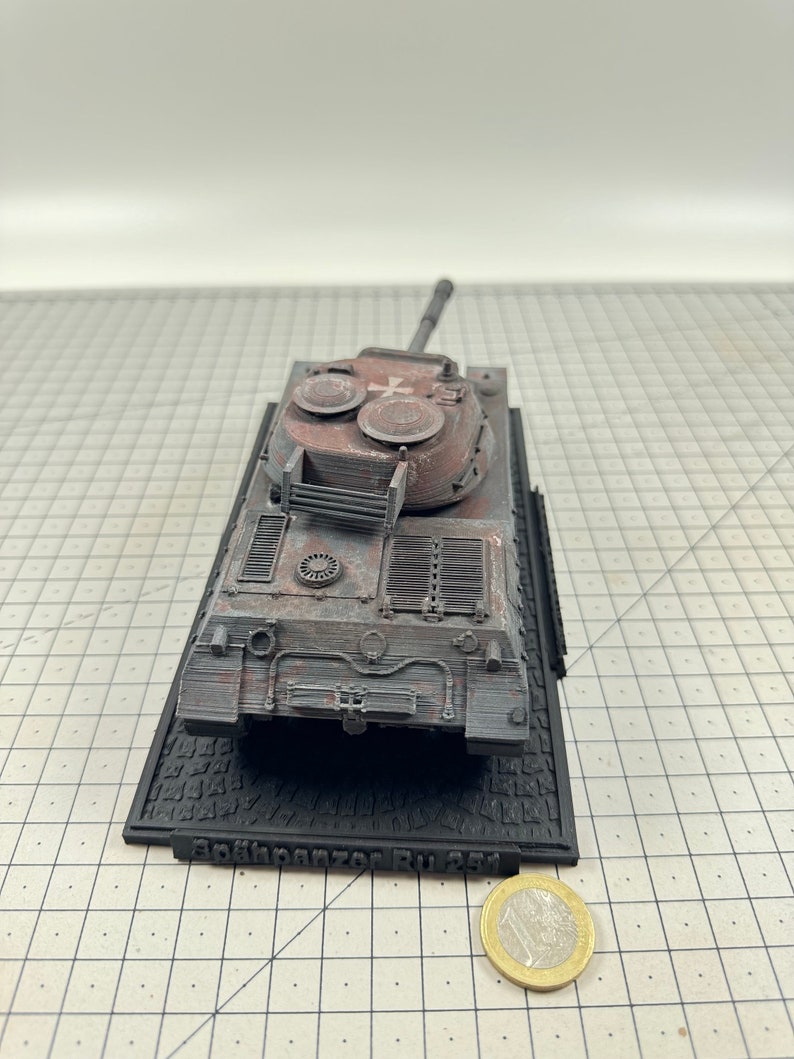 Spähpanzer Ru 251 Tank Model 3D Printed - Scale 1/35 - Etsy
