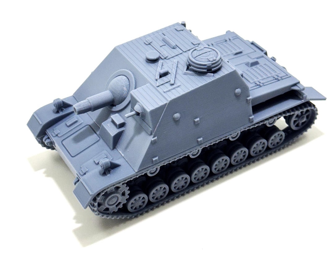 Brummbar (sturmpanzer) Model Kit | Multiple Scales (1/87 to 1/35) | FDM ...
