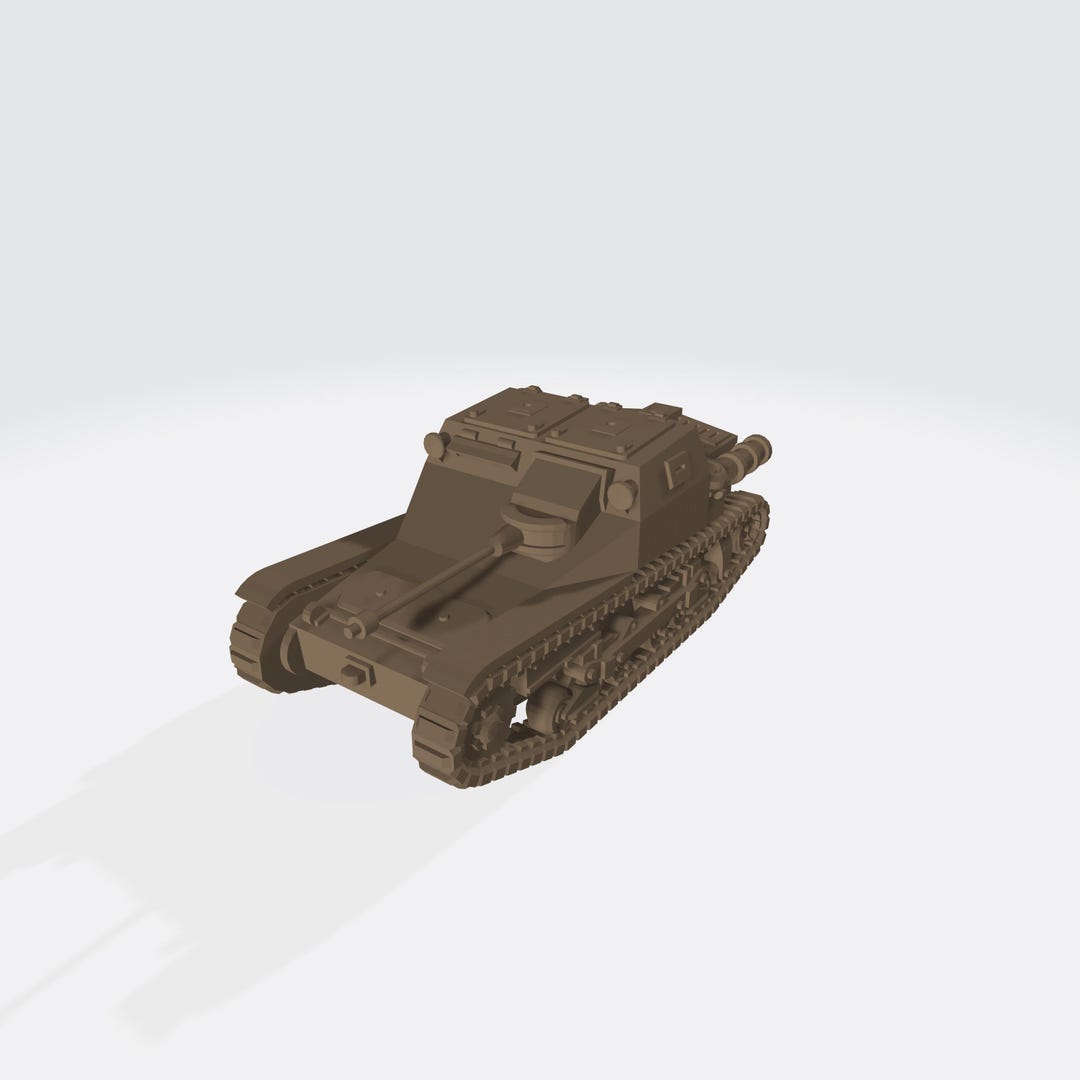Carro Veloce CV-35 Italian Tankette WWII – 3D Printed Model Kit ...