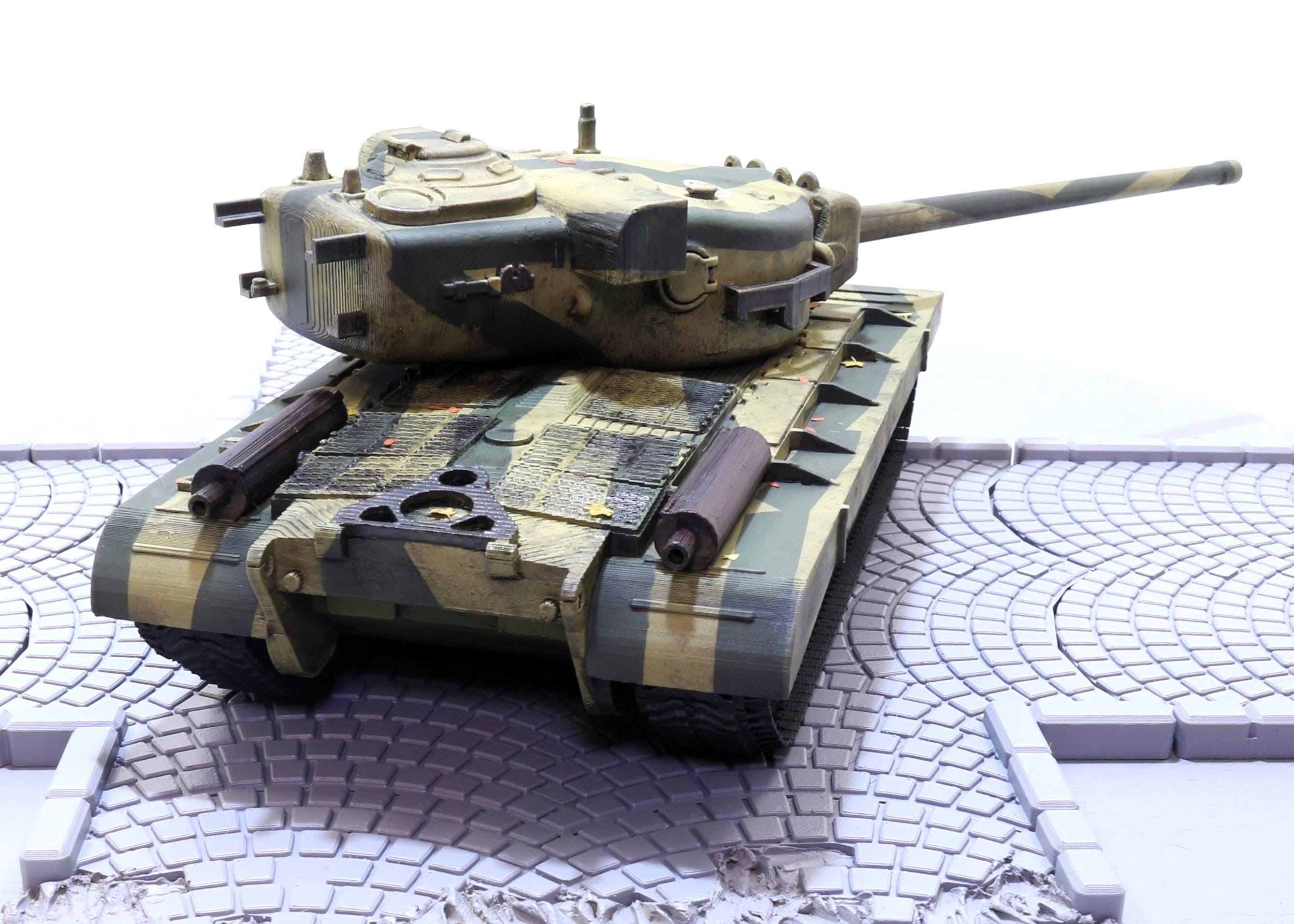 T29 Heavy Tank Model - 1/35 Scale, 3D Printed, and Painted - Etsy