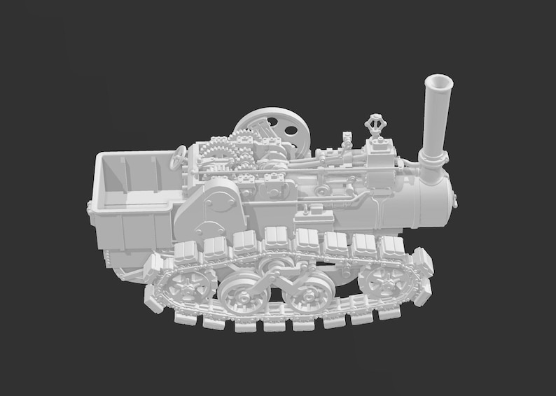 Hornsby Chain Tractor [UK] – WWI – 3D Printed Model Kit - Etsy