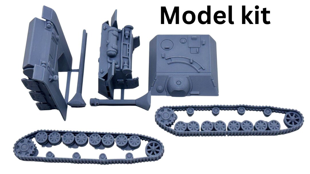 Jagdpanzer 4 With the L70 and L48 Guns Model Kit Multiple Scales 1/100 ...