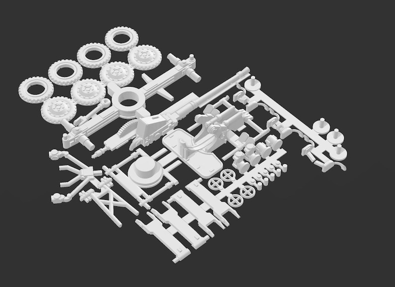 Bofors 40 Mm [SE] – WWII – 3D Printed Model Kit - Etsy