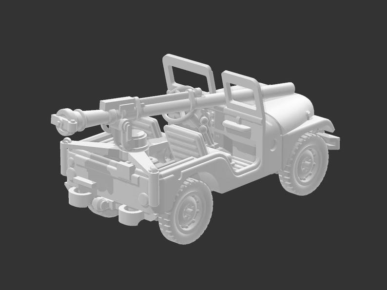 M38A1 [US] – Cold War – 3D Printed Model Kit - Etsy