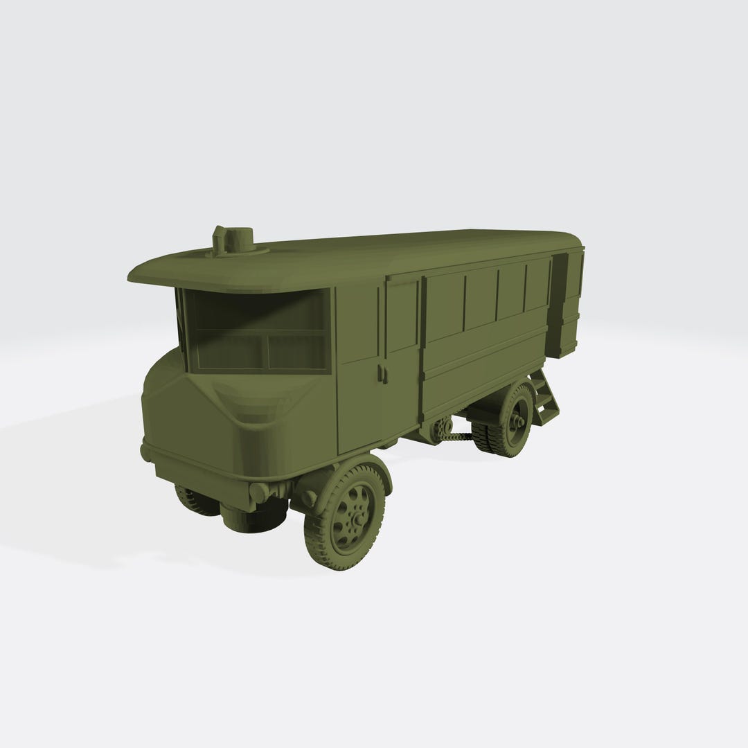 Sentinel Steam Truck [UK] – WWI – 3D Printed Model Kit - Etsy