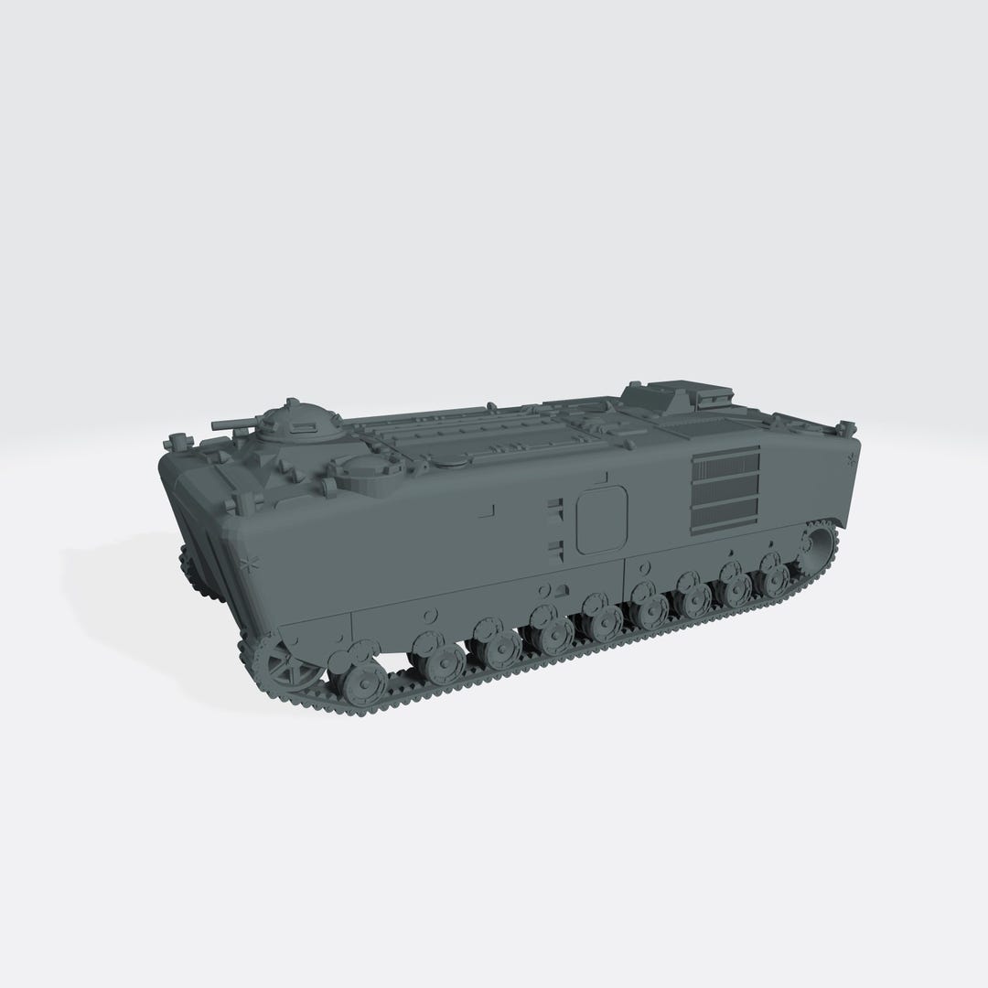 LVTP 5 American Amphibious Vehicle Cold War – 3D Printed Model Kit ...