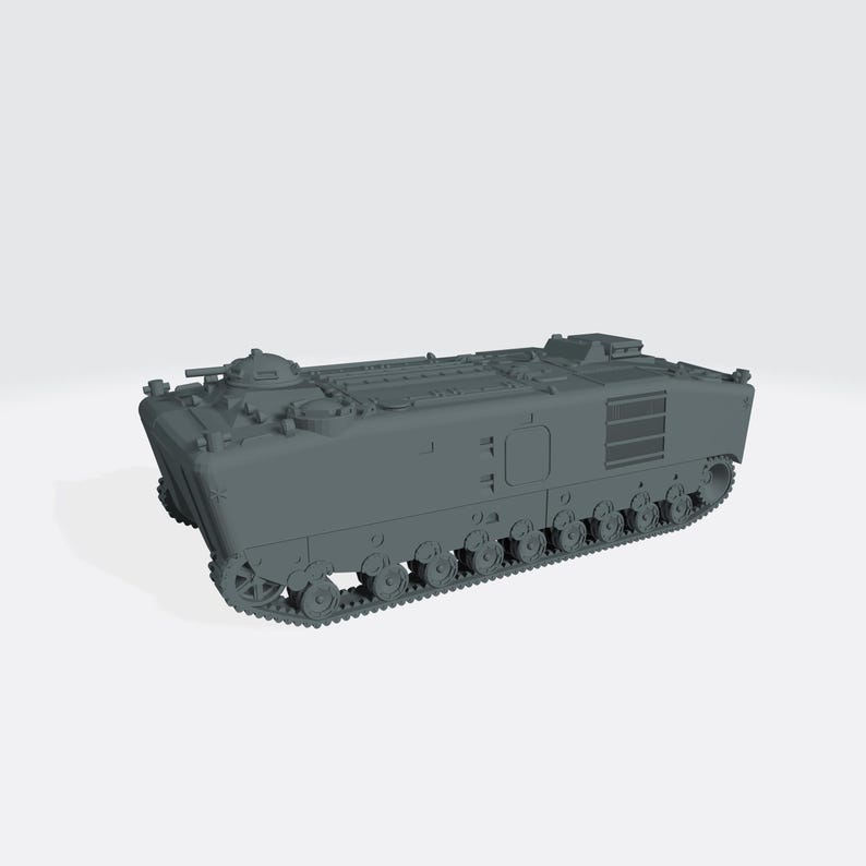 LVTP 5 American Amphibious Vehicle Cold War – 3D Printed Model Kit ...