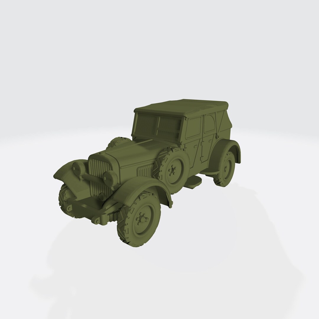 Wanderer W11 German Staff Car 1930s–wwii – 3D Printed Model Kit ...