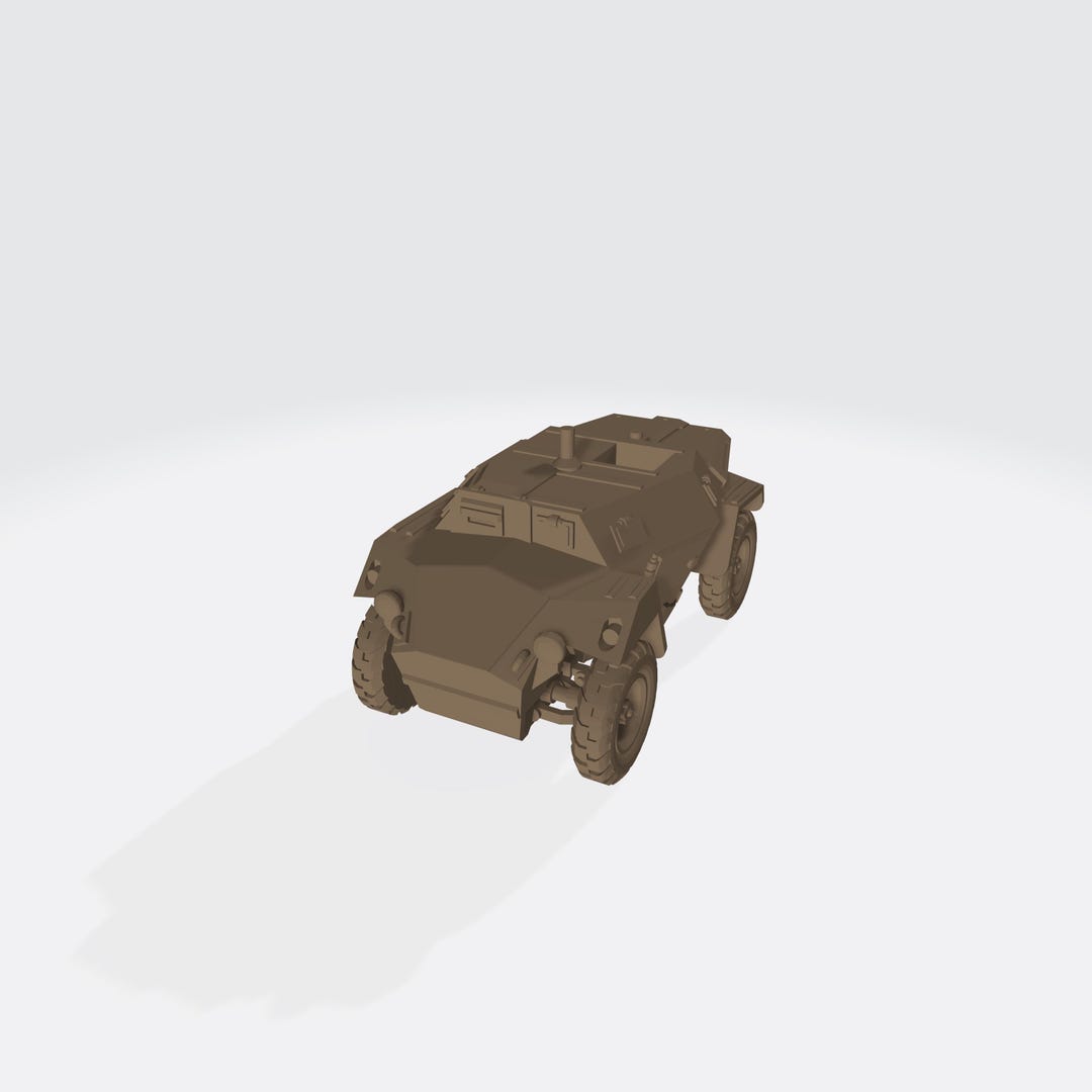 Humber Scout Car United Kingdom Armoured Car WWII – 3D Printed Model ...