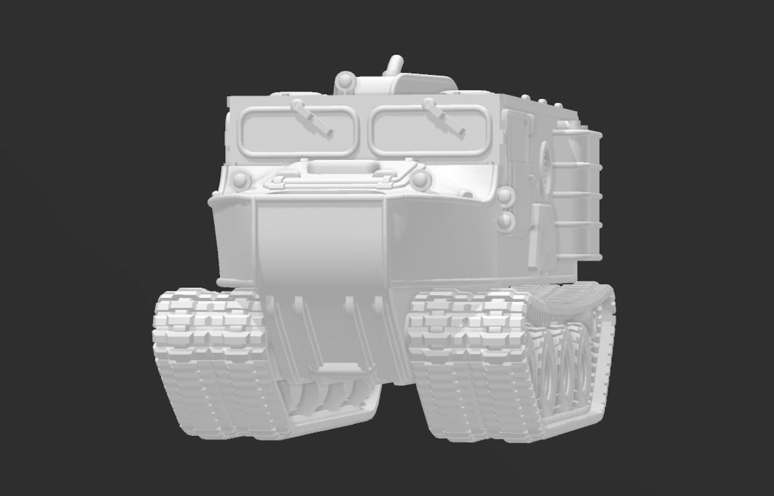 M76 Otter – 3D Printed U.S. Army Amphibious Reconnaissance Vehicle ...