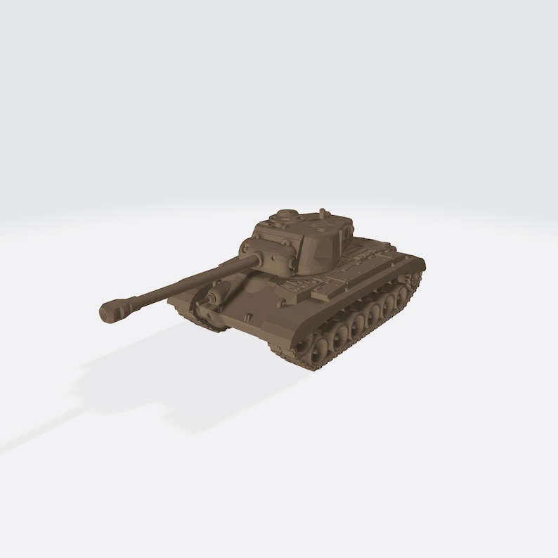M26 Pershing American Heavy Tank WWII – 3D Printed Model Kit ...