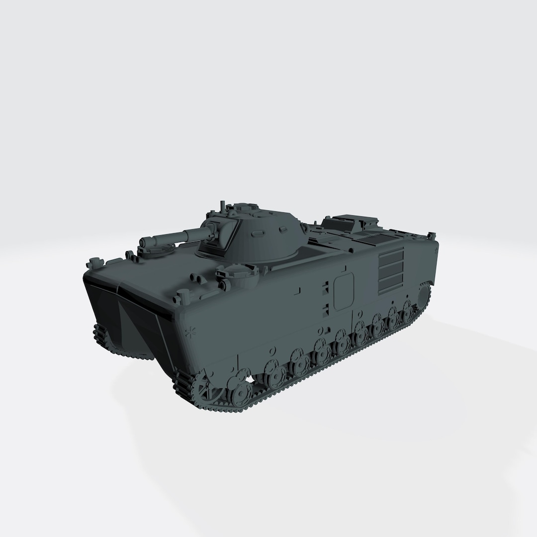 LVTH6 – WWII Amphibious Howitzer Carrier – 3D Printed Model Kit ...