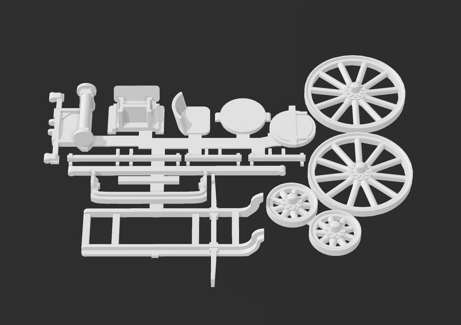 Buy Gruson Fahrpanzer Model Kit – 3D Printed Mobile Artillery Turret ...