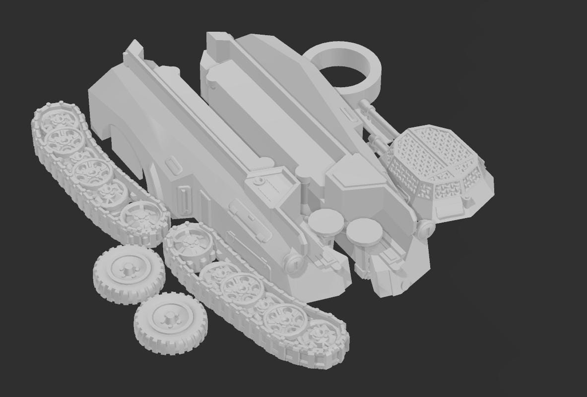 Sd.kfz. 250/9 Armoured Half-track - 3D Printed Model Kit - Etsy