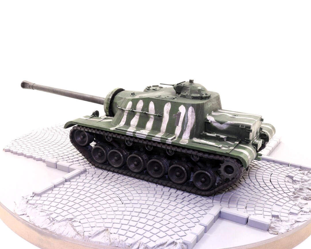 T110E3 Tank Model - 1/35 Scale, 3D Printed, and Painted - Etsy