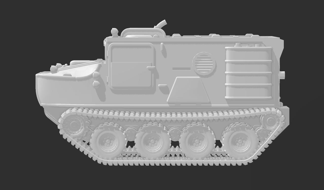 M76 Otter – 3D Printed U.S. Army Amphibious Reconnaissance Vehicle ...